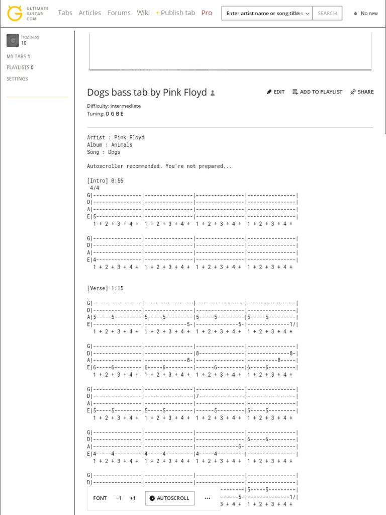 Pink Floyd - Dogs @ | PDF | Recorded Music | Music Industry