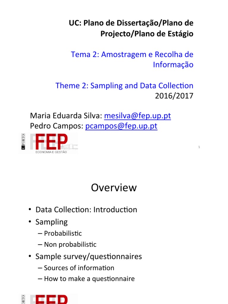 Sampling and Data Collection | PDF | Sampling (Statistics) | Likert Scale