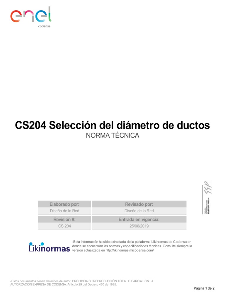 Norma CS 204 PDF | PDF | Science | Ciencia y Tecnología