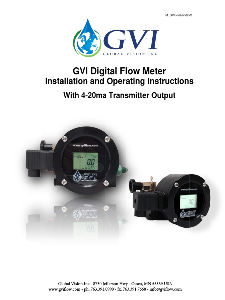 GVI Digital Manual PDF | PDF | Electrical Connector | Calibration