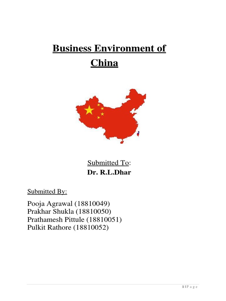 BE Report - China - Group 13 | PDF | China | World Politics
