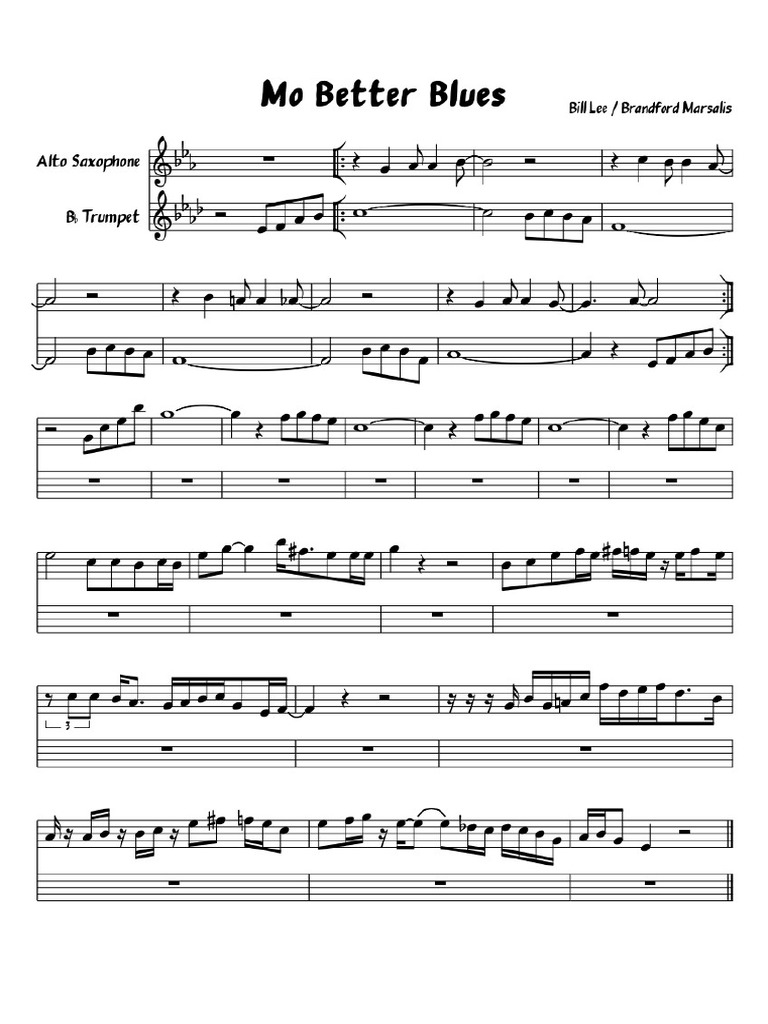 Mo Better Blues | PDF