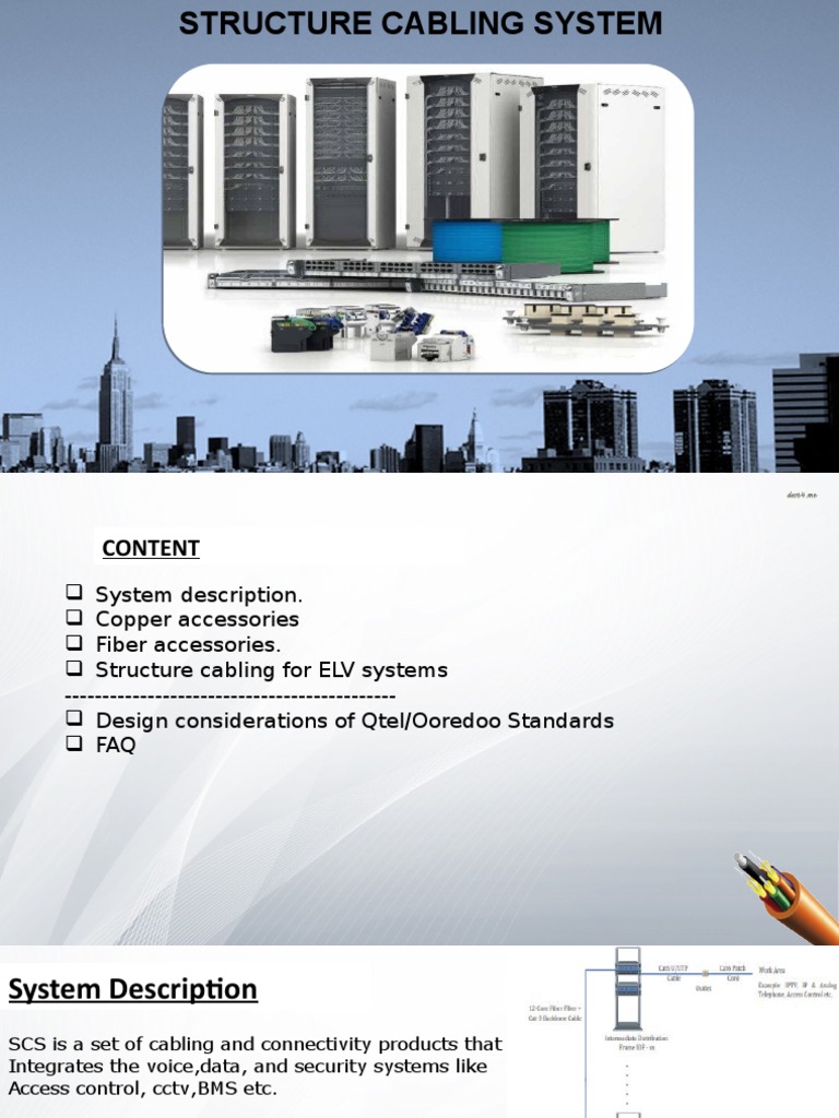 002.structured Cabling-Training Documents | Download Free PDF | Optical ...