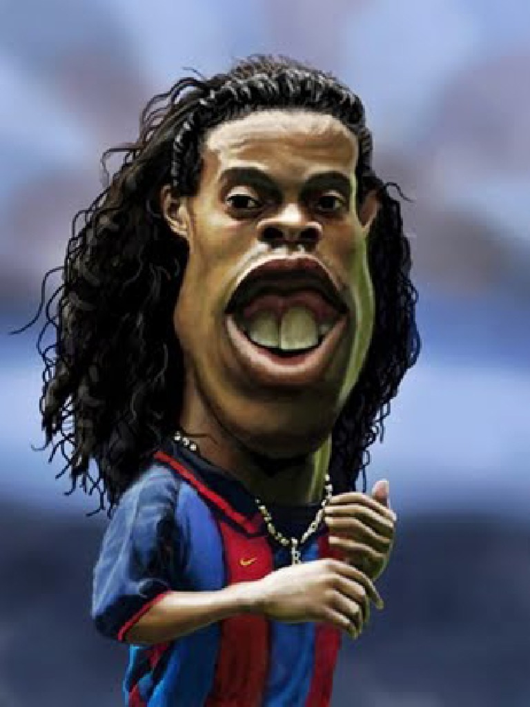 Ronaldinho Caricatures-Celebrities-Karikatur-Selebriti-Dunia-Ristizona ...