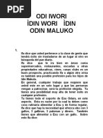 3.ofun Iwori | PDF | Religiones religiosas | Santeria