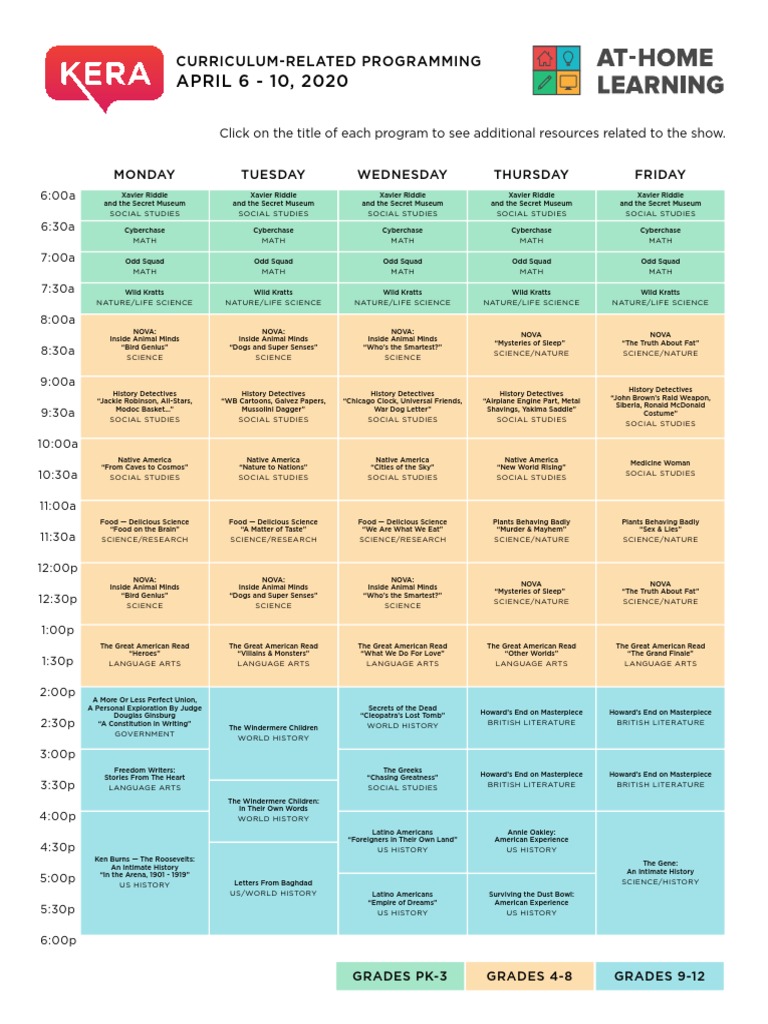 At-Home Learning Grid | PDF | Young Adult