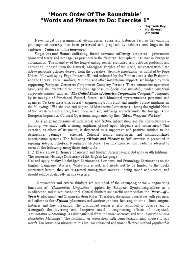 M.O.O.The R. Words and Phrases | PDF | Linguistics | Cognitive Science