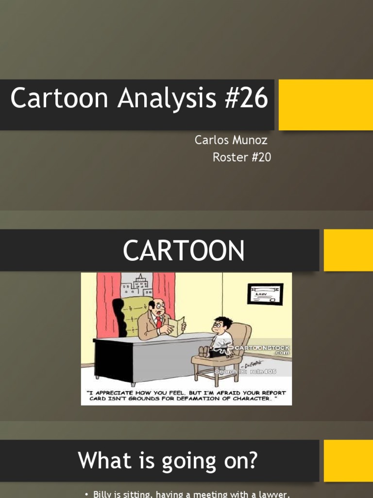 Cartoon Analysis 26 1 | PDF | Defamation | Virtue