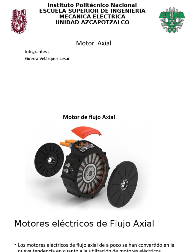Motor Axial | PDF | Motor de combustión interna | Motor eléctrico