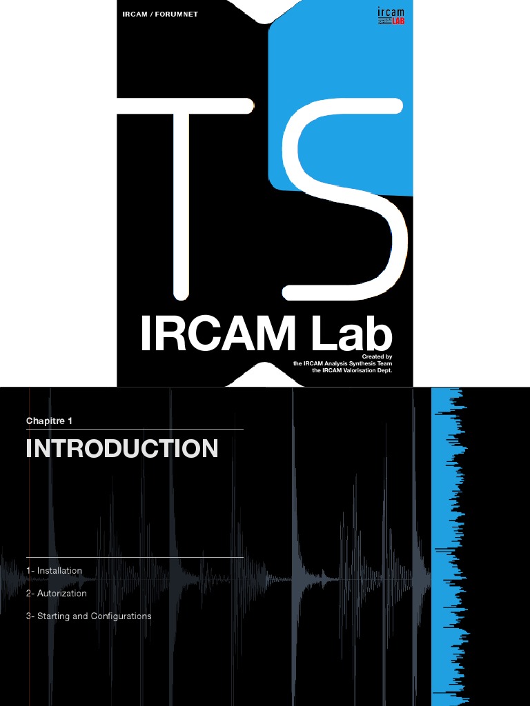 IrcamLab TS Manual | PDF | Spectral Density | Telecommunications Engineering