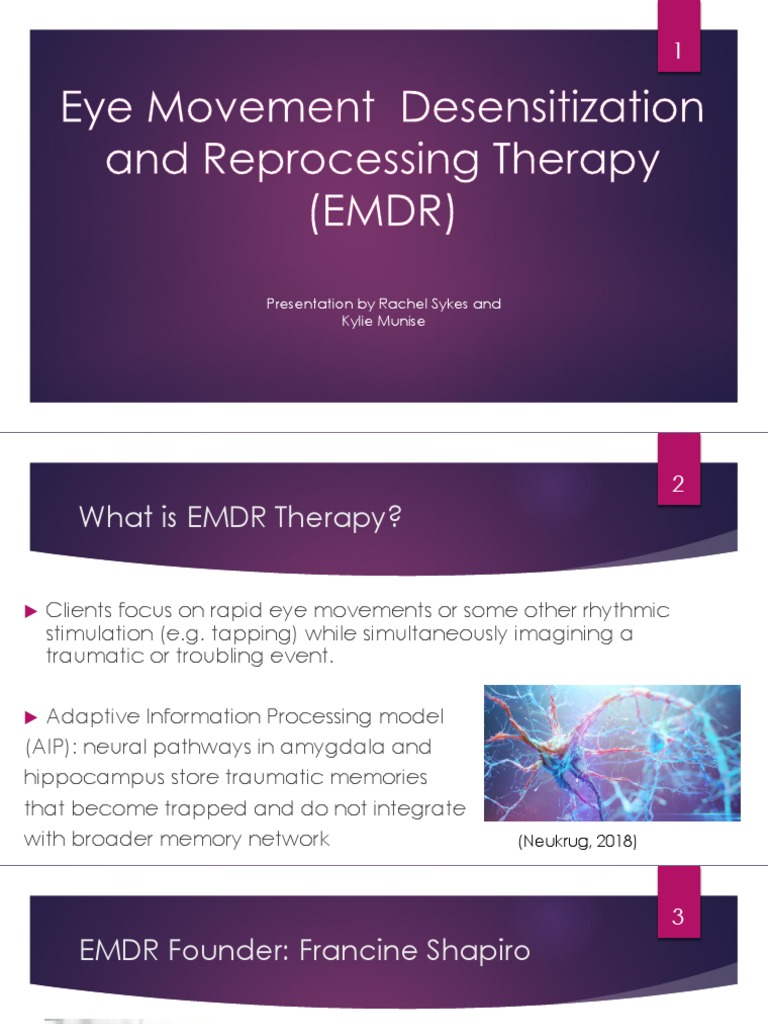 Emdr Final Draft | PDF | Eye Movement Desensitization And Reprocessing | Psychological Trauma