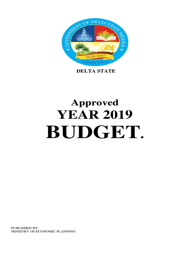 Delta State Approved 2019 Budget | PDF | Government Budget Balance | Budget
