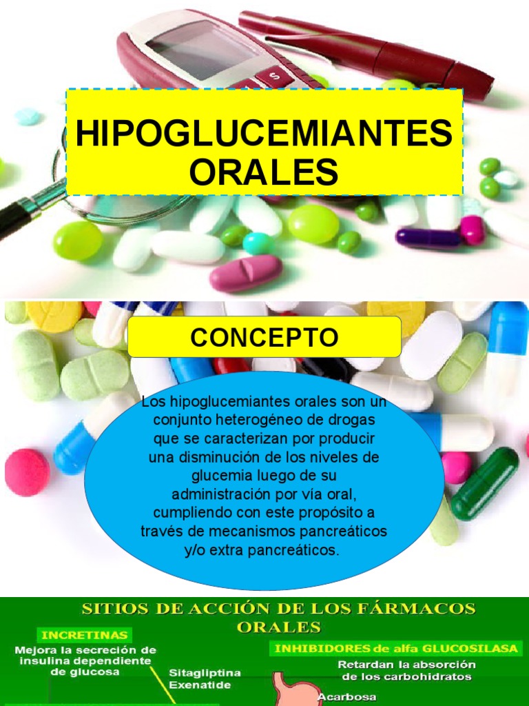 Hipoglucemiantes Orales | PDF | Diabetes | Trastornos del páncreas ...