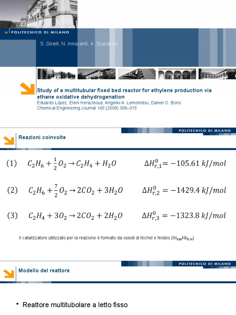 Study of A Multitubular Fixed Bed Reactor - Rev | PDF