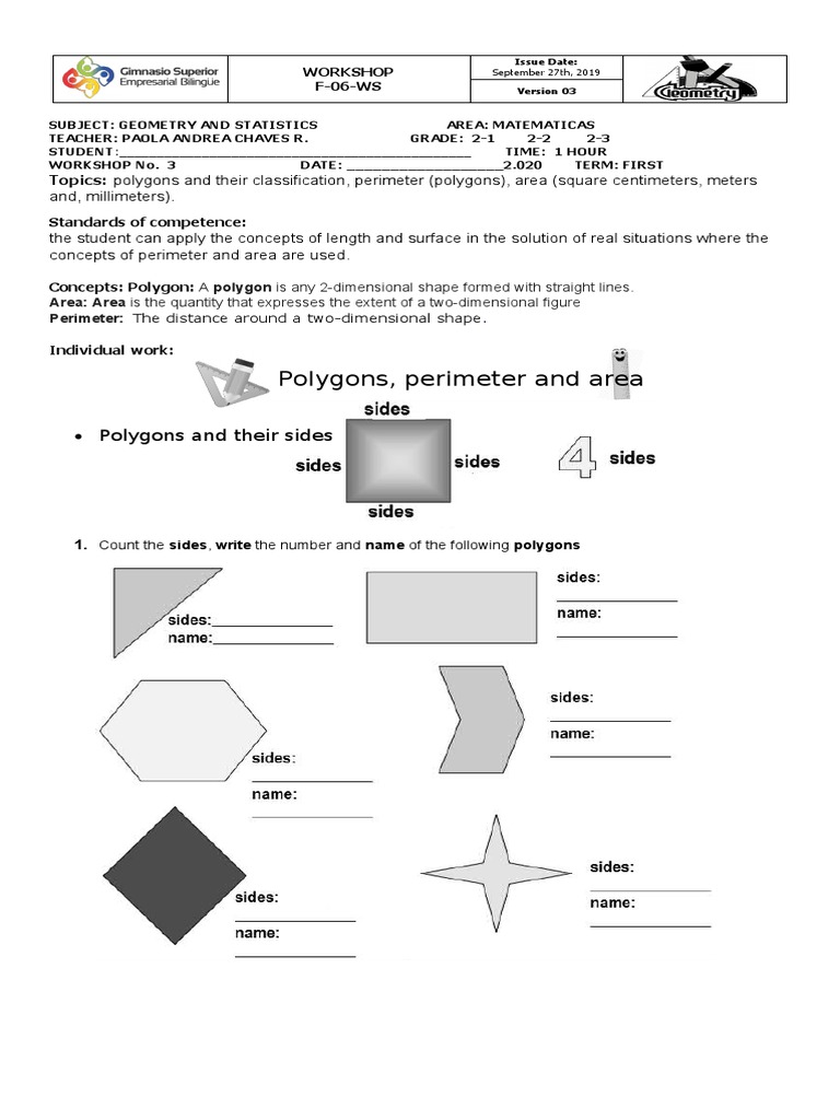 Polygons, Perimeter and Area | PDF