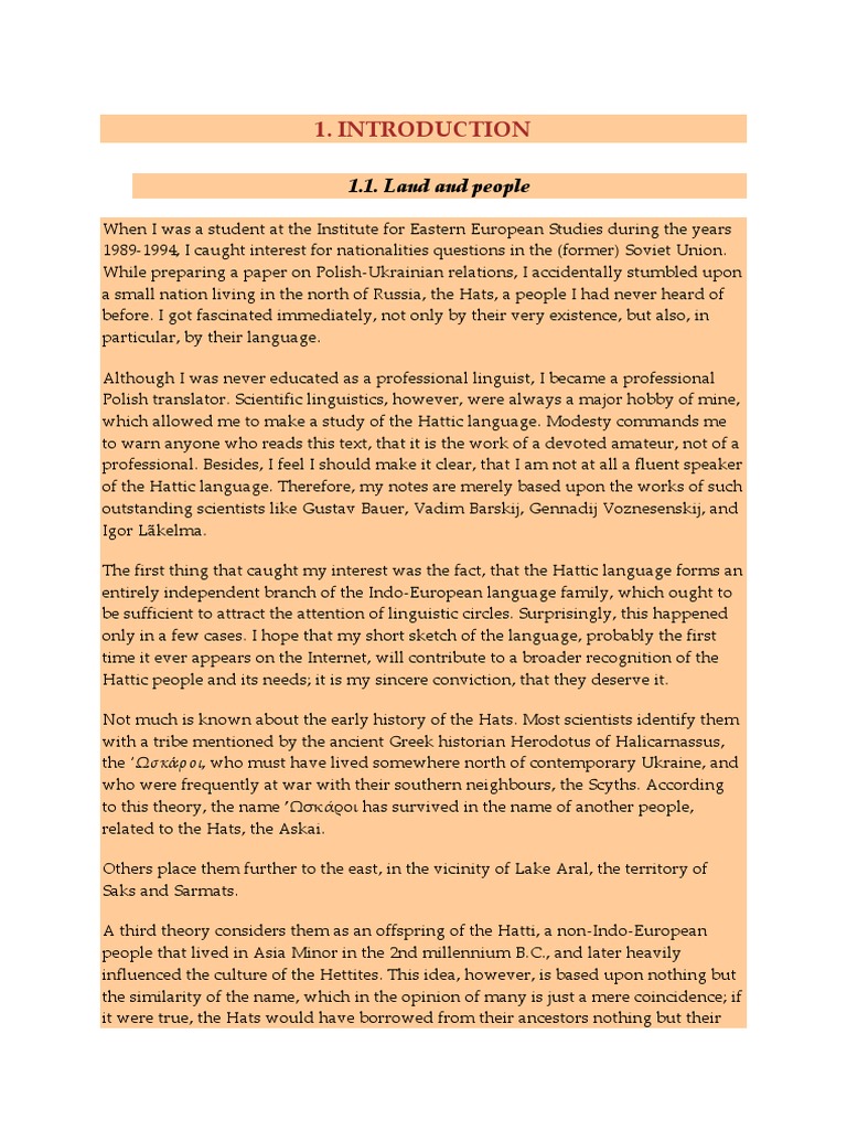 Hattic Grammar PDF | PDF | Grammatical Gender | Grammatical Tense