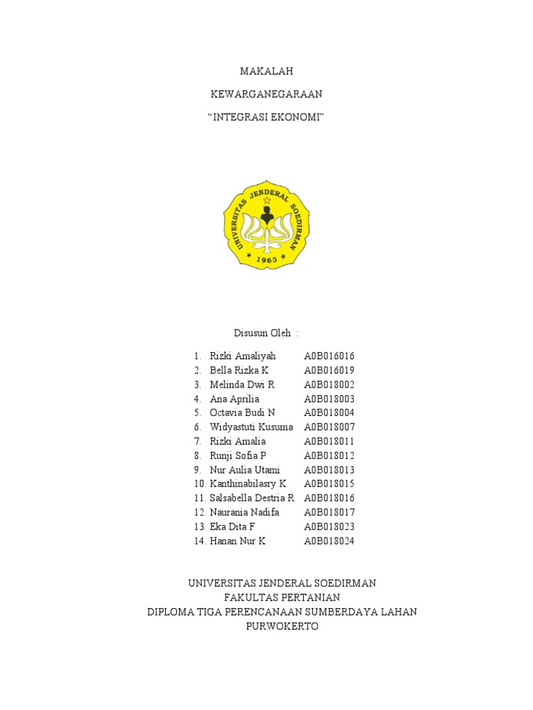 Makalah KWN | PDF | Pengelolaan Keuangan & Uang | Ilmu Sosial