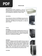 Tipos Del Case | PDF | Computadora de escritorio | Equipo de oficina