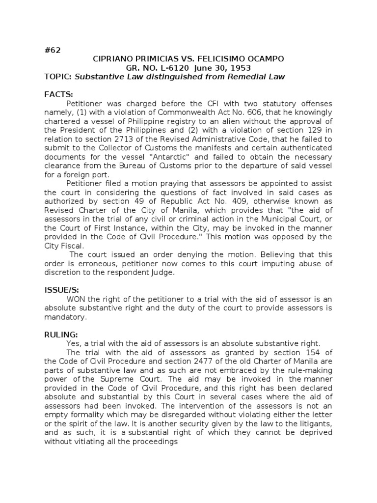 Civ Pro Assigned Digests | PDF | Lawsuit | Intervention (Law)