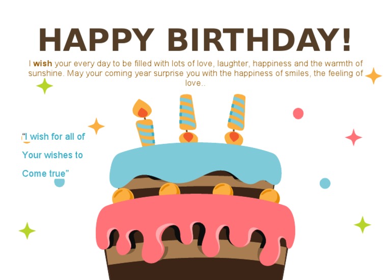 Happy Birthday | PDF