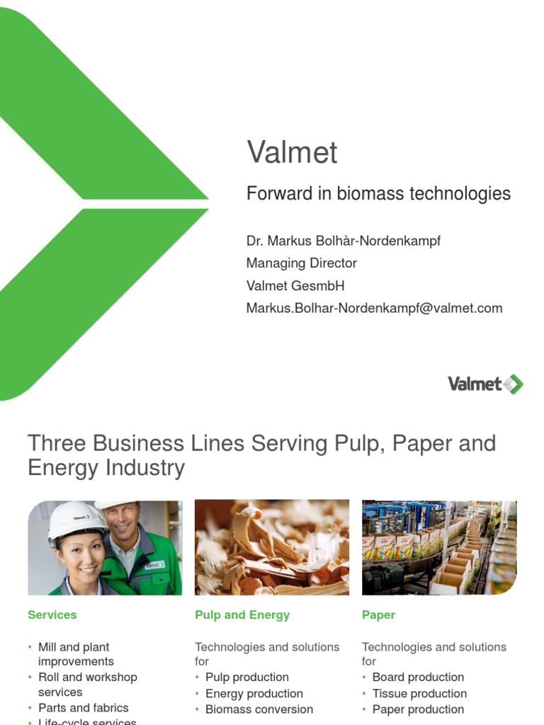 Valmet: Forward in Biomass Technologies | PDF | Biomass | District Heating