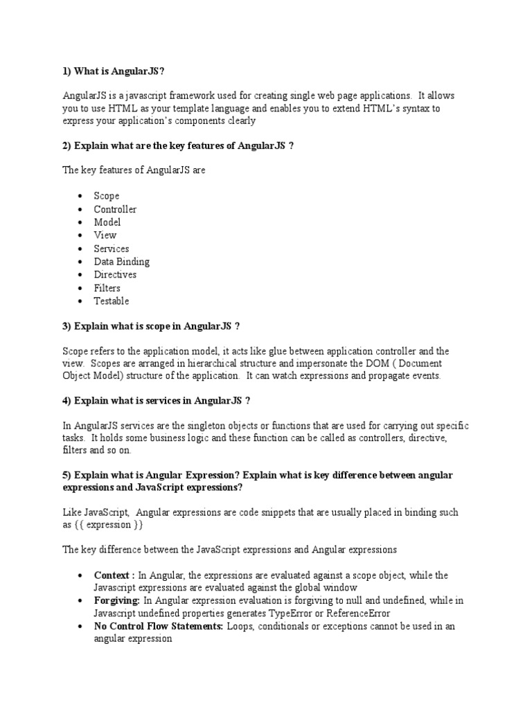 Angulr Int | Download Free PDF | Angular Js | Scope (Computer Science)