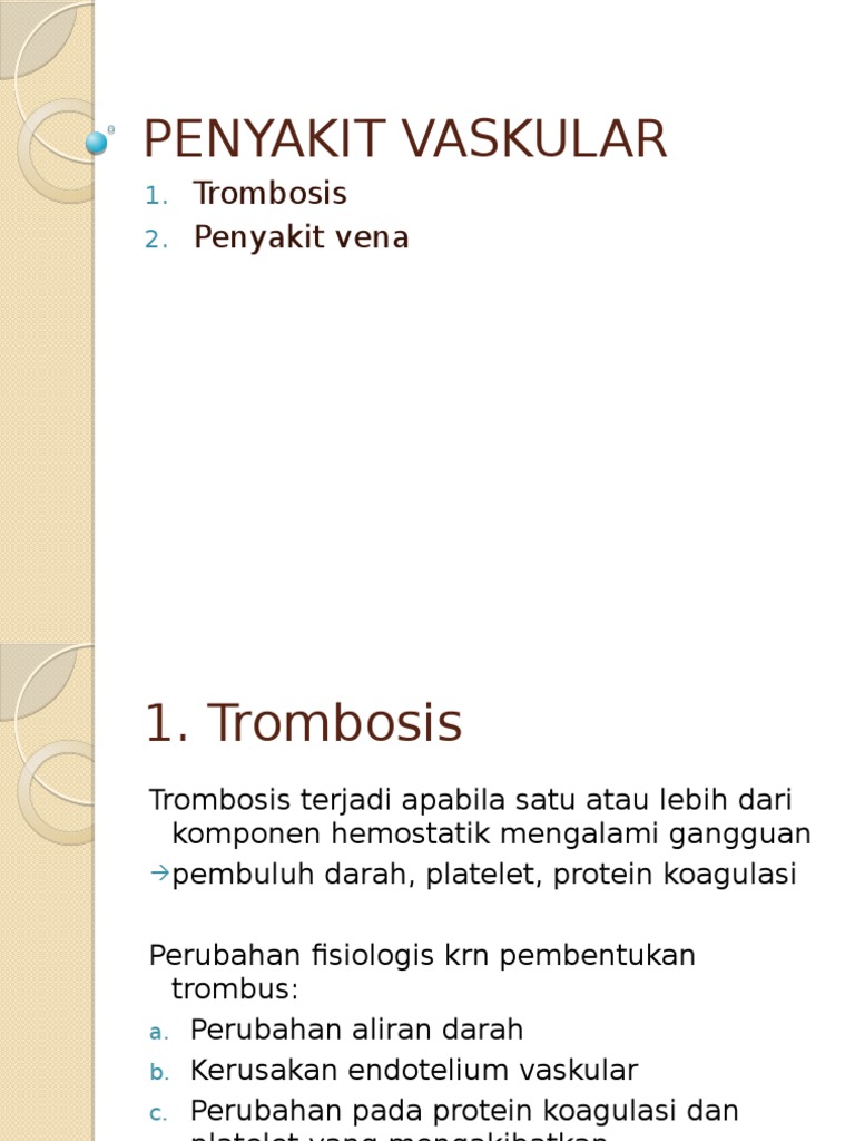 Penyakit Vaskular | PDF