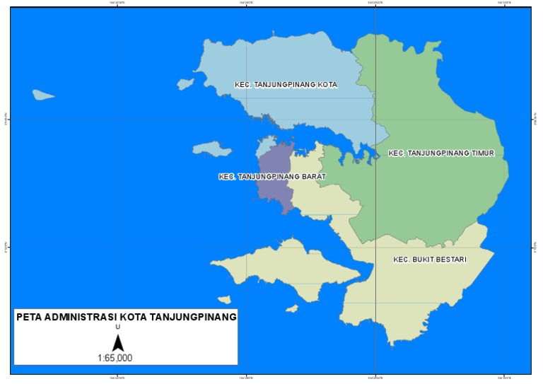 Map of Tanjungpinang City Districts | PDF