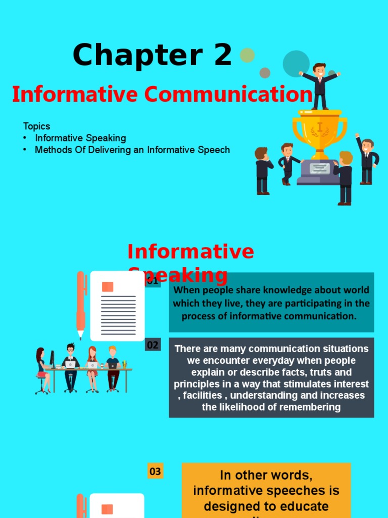 Informative Communication: Topics - Informative Speaking - Methods of ...