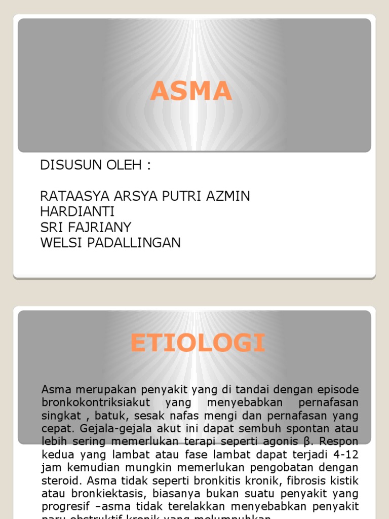 ASMA | PDF | Pengembangan Diri | Kesehatan Holistik