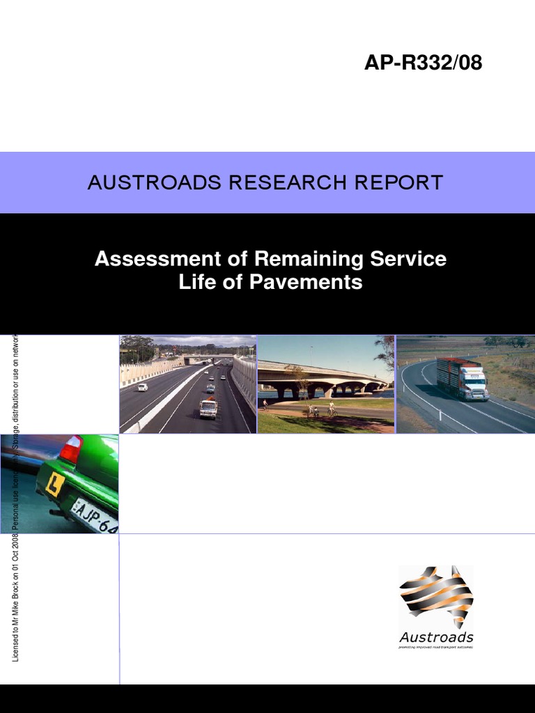 AUSTROADS RESEARCH REPORT - Assessment of Remaining ServiceLife of ...