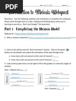 Video Recap of Meiosis by Amoeba Sisters Updated Pictures | PDF | Meiosis | Chromosome