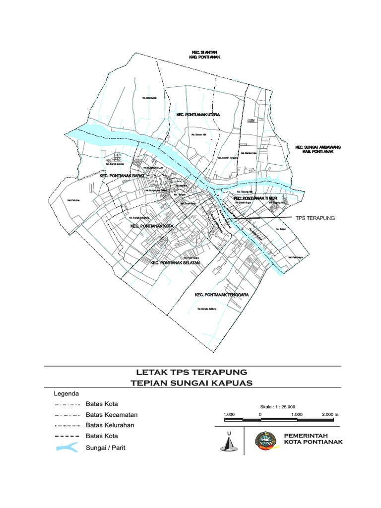 Peta TPS Terapung Sungai Kapuas PDF | PDF