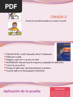 Calificación e Interpretación CMAS-R | PDF