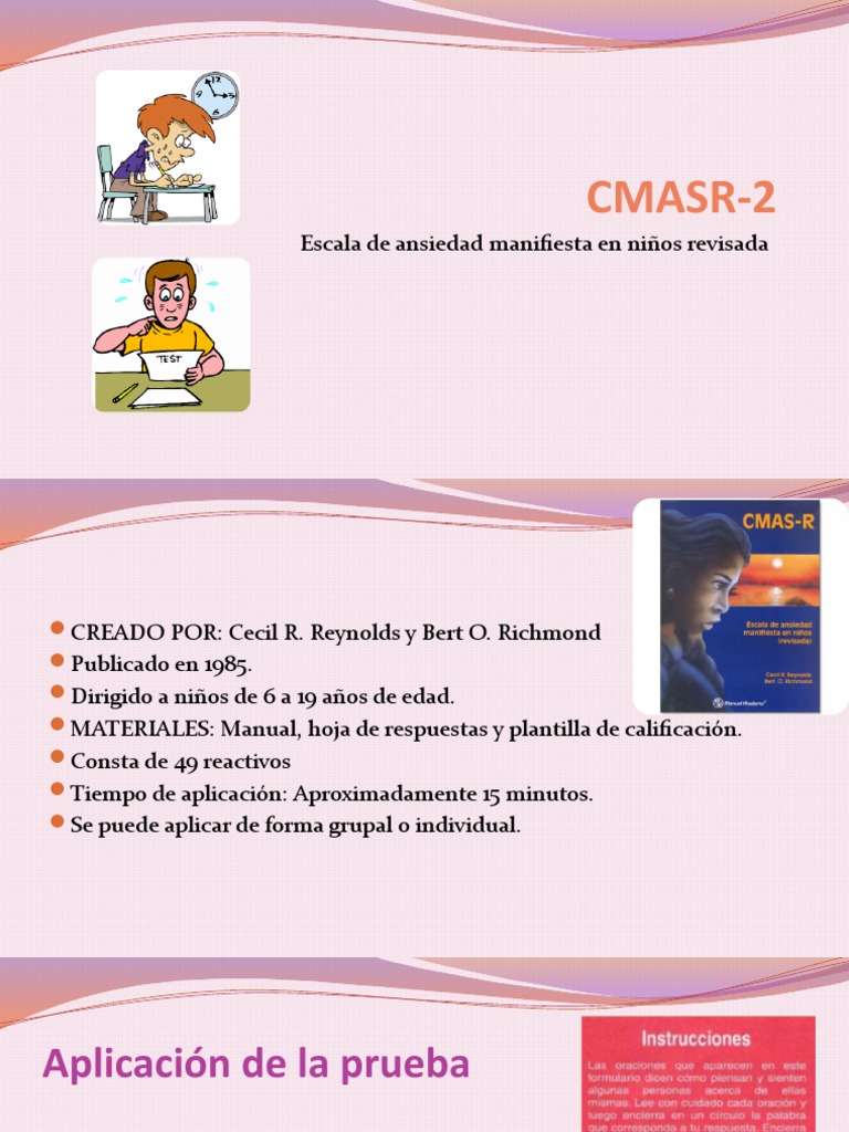 CMASR2 | PDF | Ansiedad | Salud mental