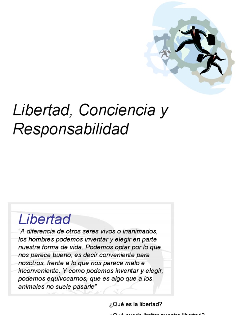 Libertad Conciencia y Responsabilidad | PDF | Moralidad | Verdad