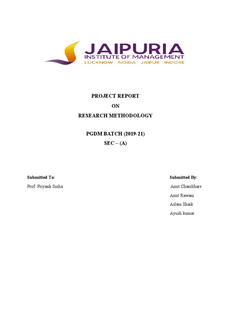 BRM Report | PDF | Inventory | Risk