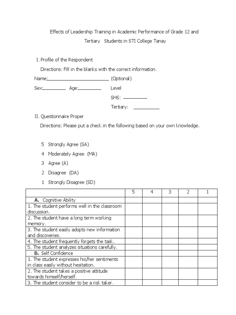 A. Cognitive Ability | PDF