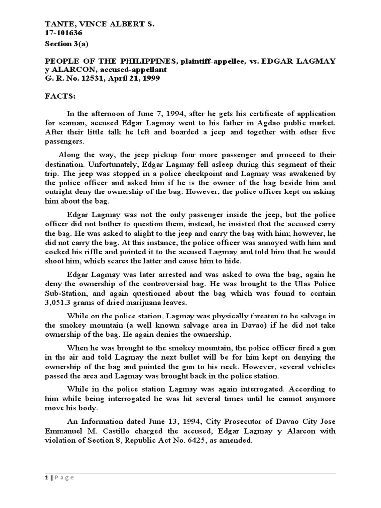 Evid Project | PDF | Guarantee | Burden Of Proof (Law)