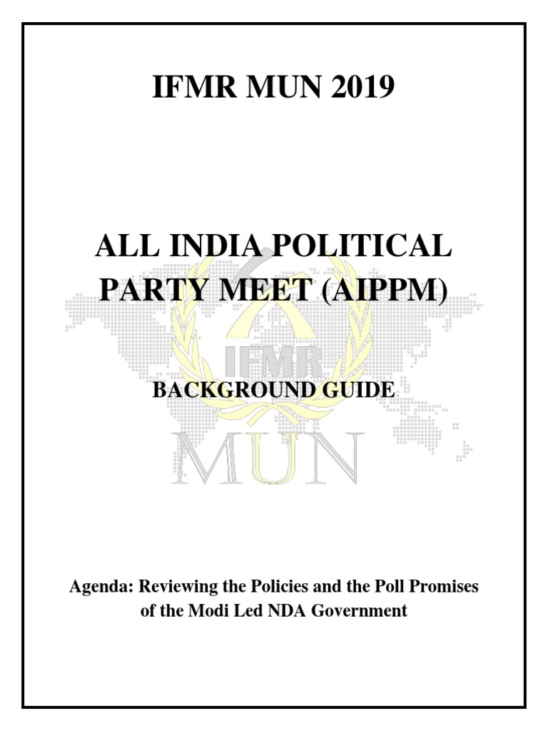 Ifmr Mun 2019: Background Guide | PDF | Taxes | Economies