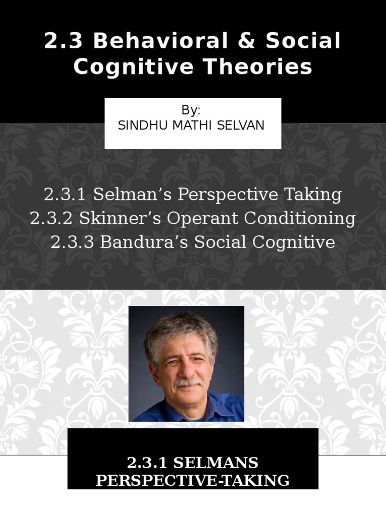 Selman's Perspective-Taking Model Explained | PDF | Reinforcement ...