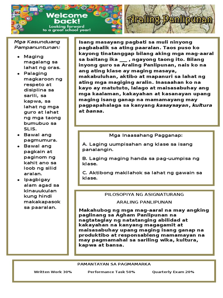 Welcome Greetings | PDF
