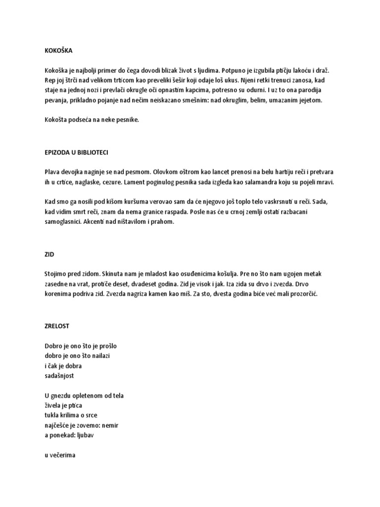 Herbert Poezija | PDF