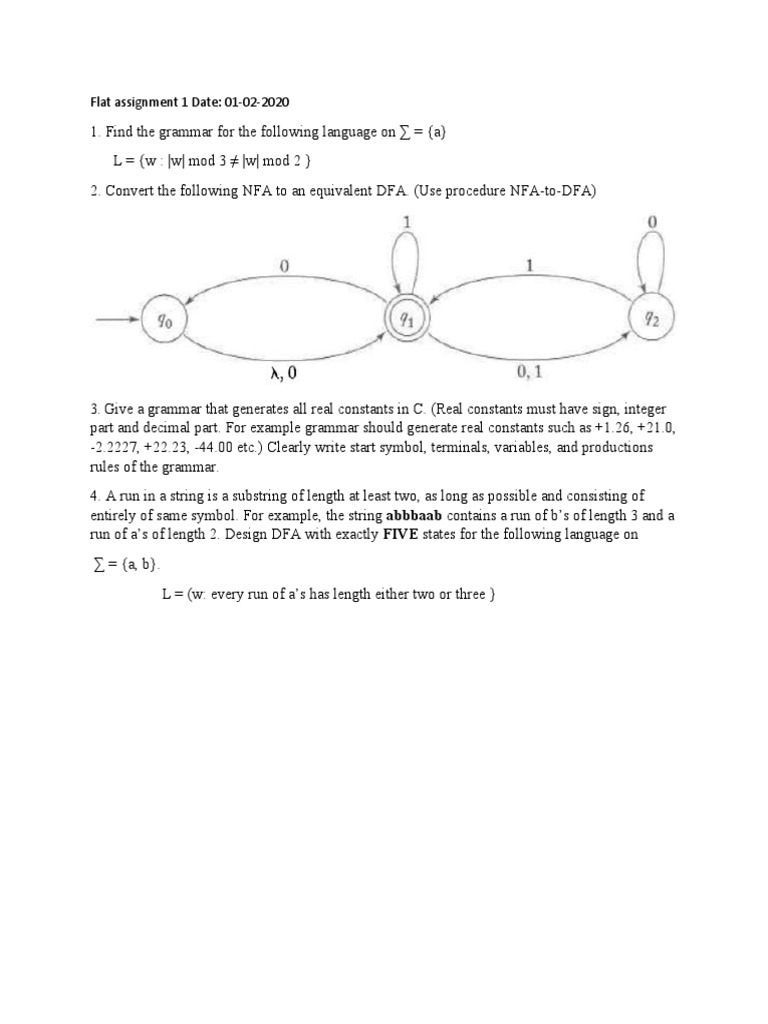 Flat Assignment 1 | PDF