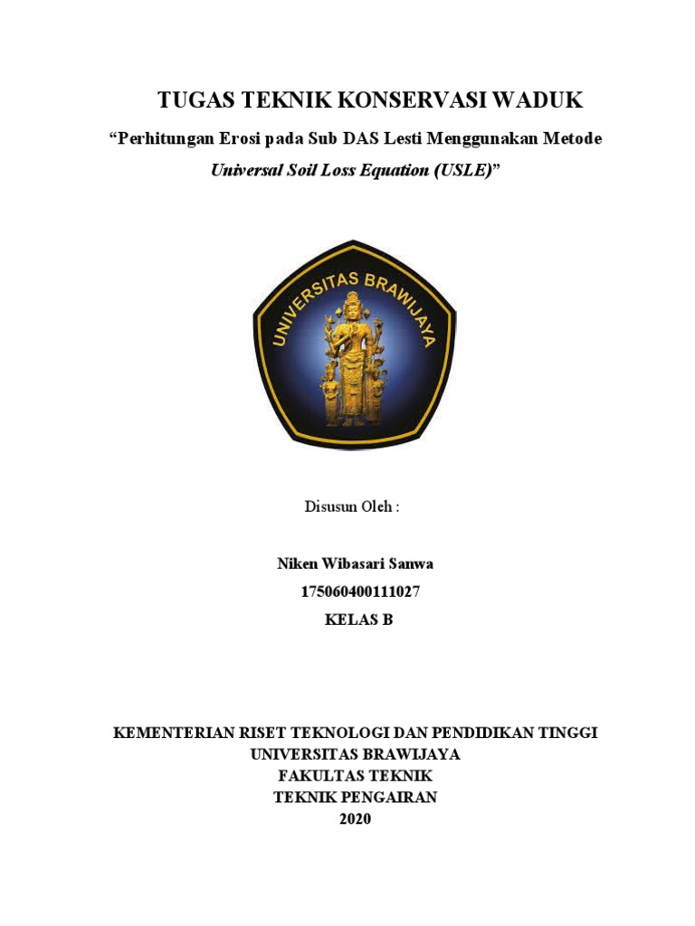 Erosi Sub DAS Lesti dengan USLE | PDF