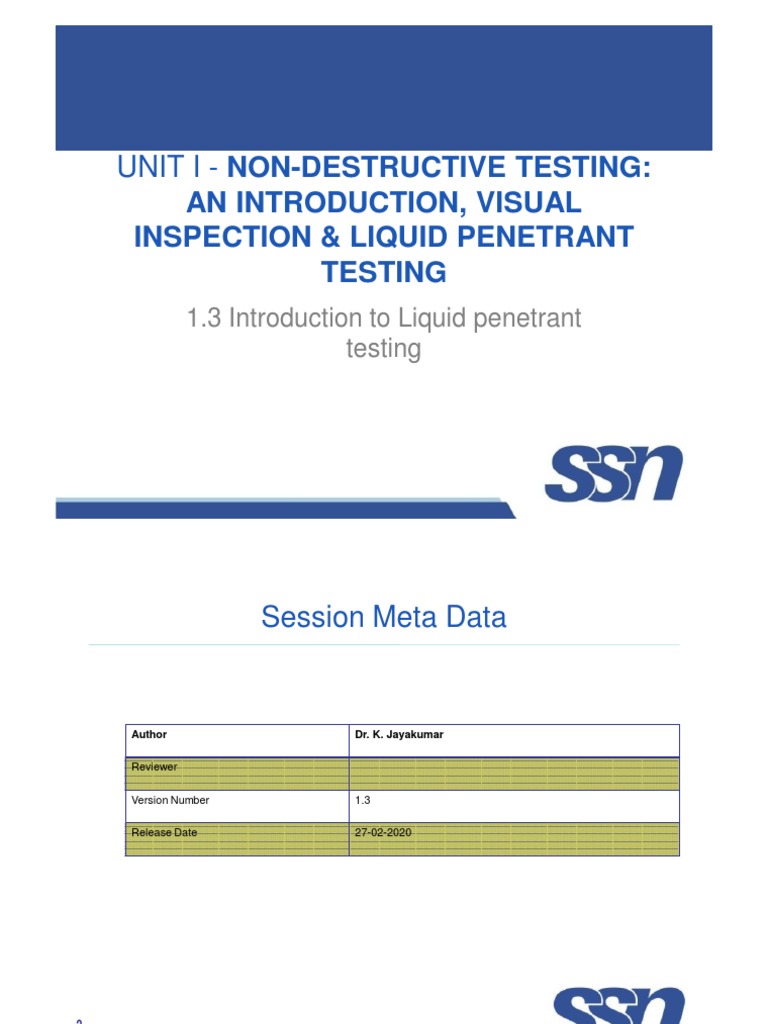 Liquid Penetrant Testing Overview | PDF | Chemical Substances ...