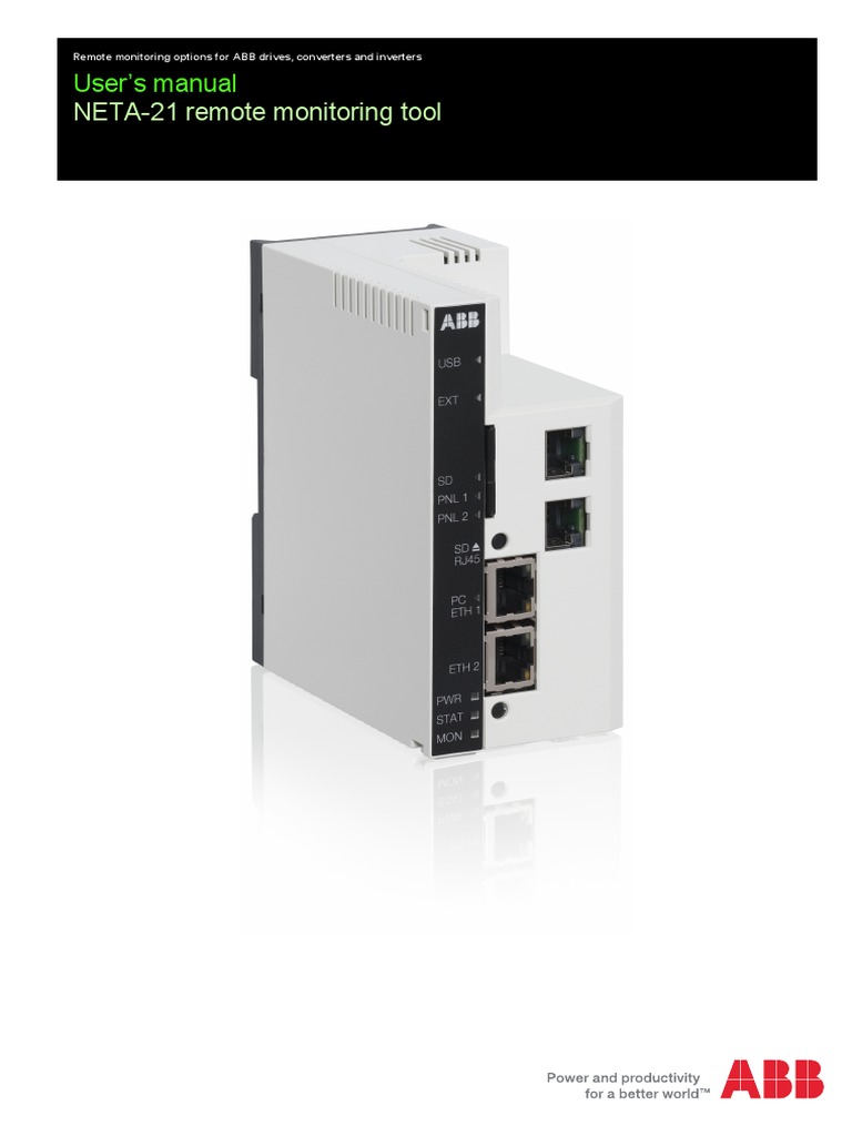 NETA-21 Remote Monitoring Tool: User's Manual | PDF | File Transfer ...