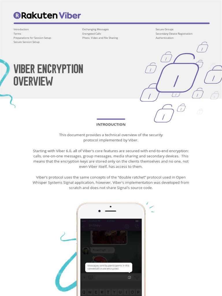 Viber Encryption Overview | PDF | Key (Cryptography) | Encryption
