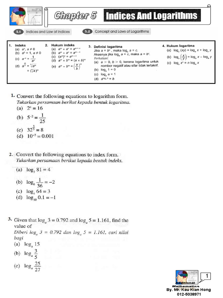 Mohammad Jiwa Add Maths Special 2020 f4 ch5,9 | PDF | Teaching Mathematics