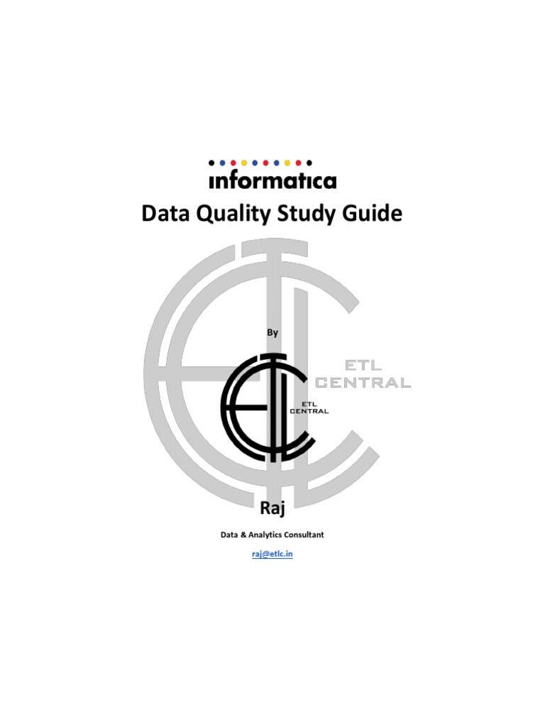 Informatica Data Quality Study Guide | PDF | Parsing | Data Quality